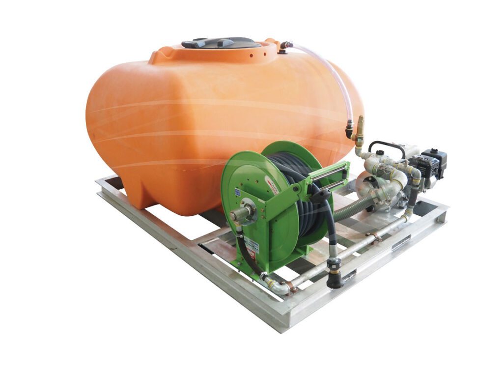 1,000L Fire Fighter Slip On w/Honda GX200 450LPM - Nu-Tank