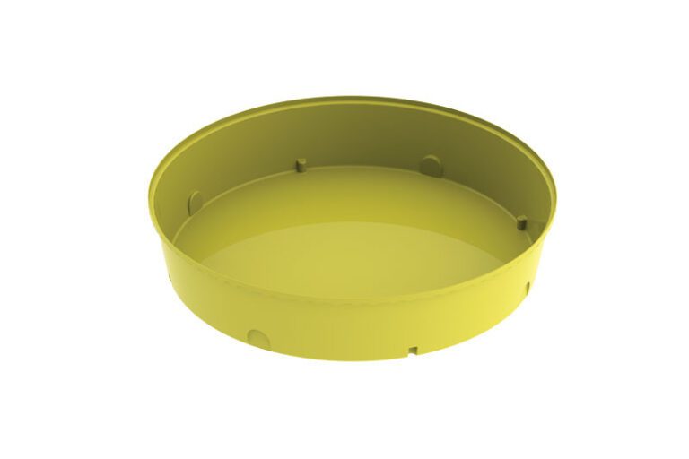 2,500L Round Molasses Trough - Flat Floor - Nu-Tank