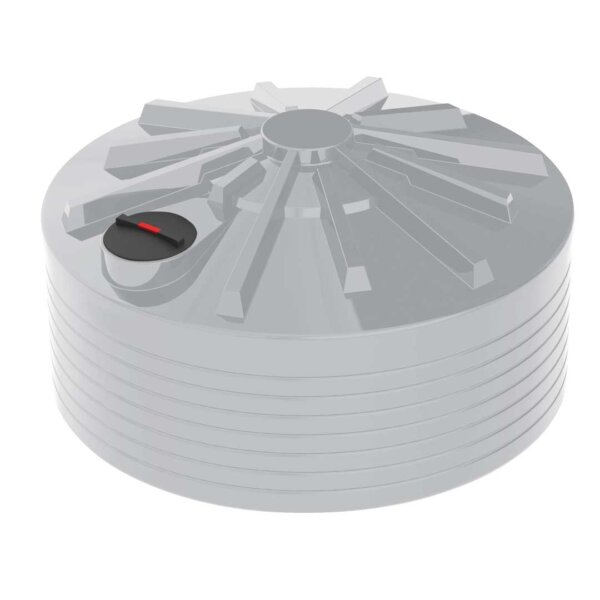 1,100 Gallon / 5,000L Diesel Round Tank - Squat - Nu-Tank