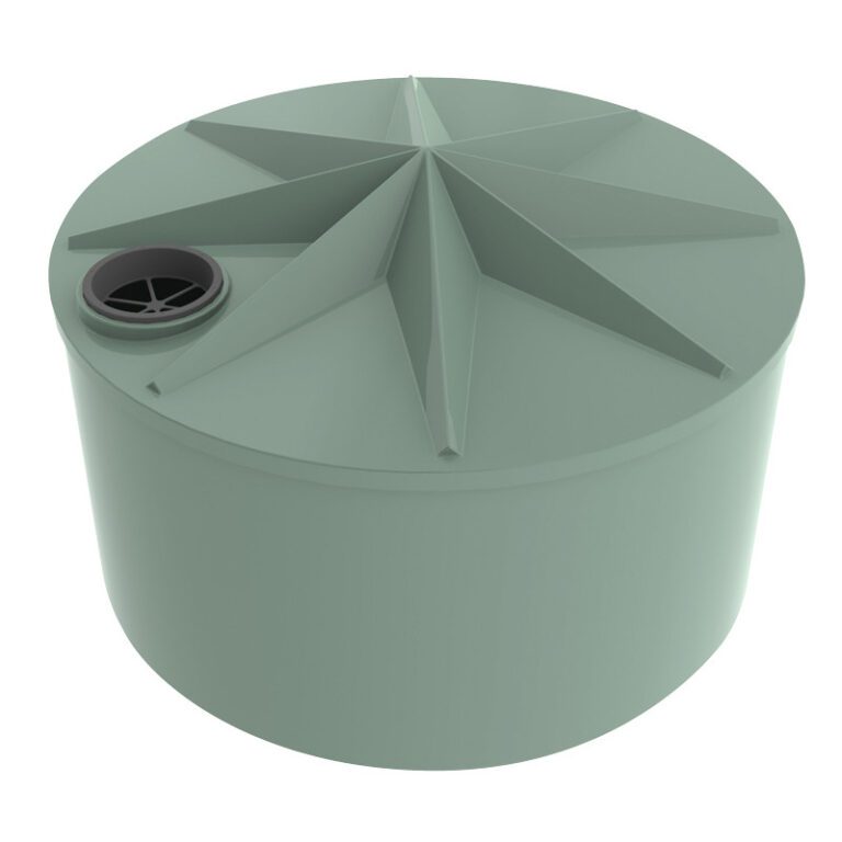 550 Gallon / 2,500L Round Water Tank - Squat - Nu-Tank